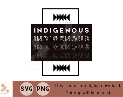 Indigenous Svg Png Digital Download Etsy