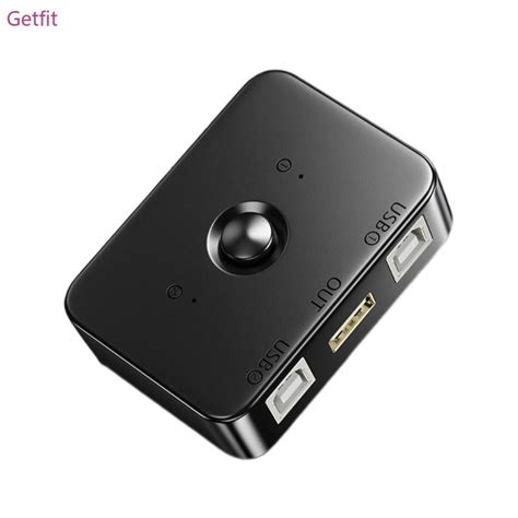 Getf เครื่องแชร์เครื่องพิมพ์ Usb2 0 ตัวเลือก Usb Sharing อะแดปเตอร์ Usb ฮับ Usb Switcher Hub