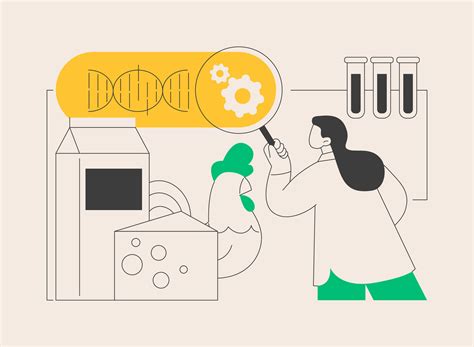 Genetically Modified Organism Abstract Concept Vector Illustration