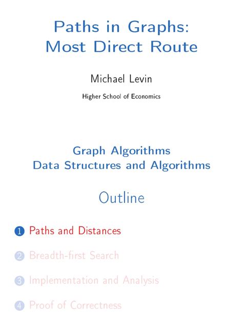 10 shortest paths in graphs 1 bfs pdf mathematical concepts graph