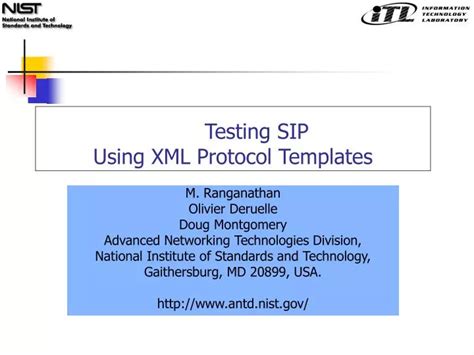 Ppt Testing Sip Using Xml Protocol Templates Powerpoint Presentation