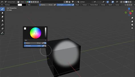 Colour Picker Hotkey In Texture Paint Mode Materials And Textures
