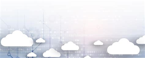 Premium Vector Cloud Technology Integrated Digital Web Concept Background