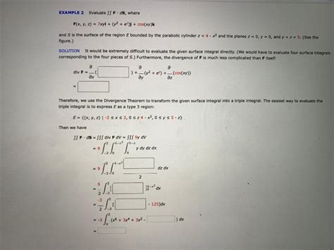 Solved EXAMPLE 2 Evaluate SS F Ds Where F X Y Z 7xyi Chegg Com