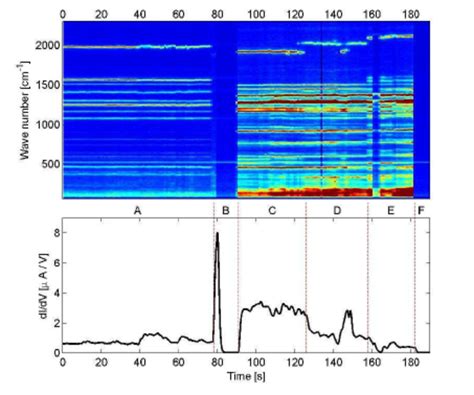 Waterfall Plot Of Raman Spectrum 1 S Integration And Correlated