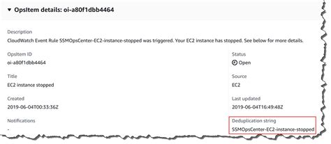 使用 Opsitems Aws Systems Manager