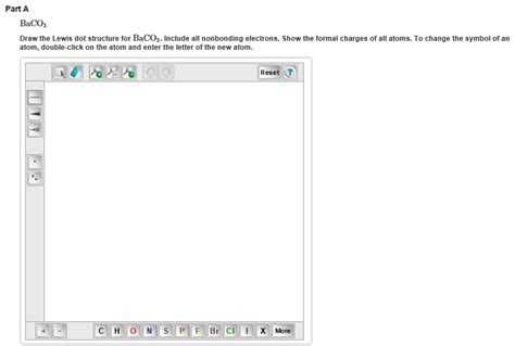 Solved Baco 3 Draw The Lewis Dot Structure For Baco 3