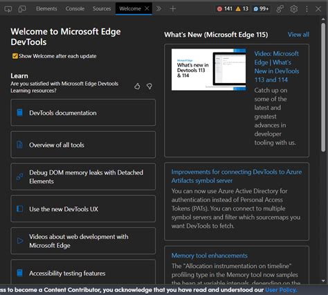 Welcome Tool In Microsoft Edge Browser Geeksforgeeks