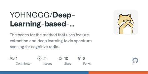 Github Yohnggg Deep Learning Based Spectrum Sensing The Codes For The Method That Uses