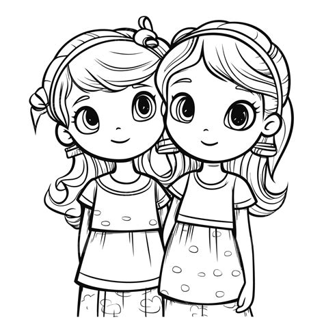 Раскраски сестрички