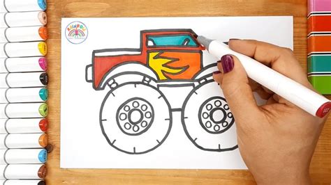 آموزش نقاشی ماشین هیولا آموزش نقاشی کودکان نقاشی آسان نقاشی کودک