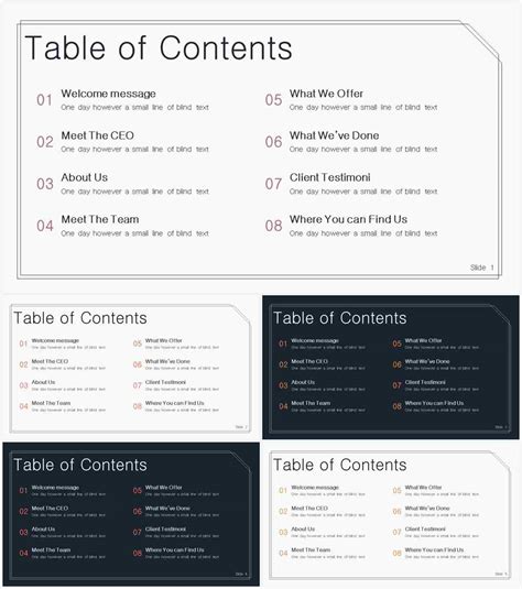 Ppt 목차 샘플 And 초록바탕 피피티 템플릿 Poipl