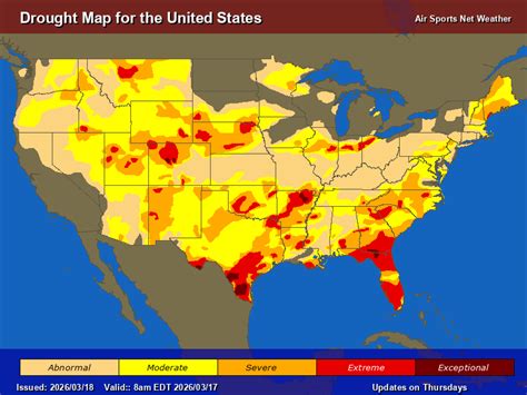 Drought Map For The United States
