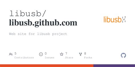 GitHub Libusb Libusb Github Web Site For Libusb Project