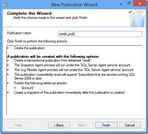 How To Create Transactional Replication In Sql Server