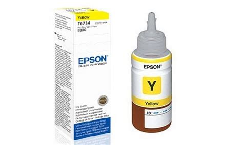 Original Epson T6734 Yellow CISS Ink Bottle - Just Ink