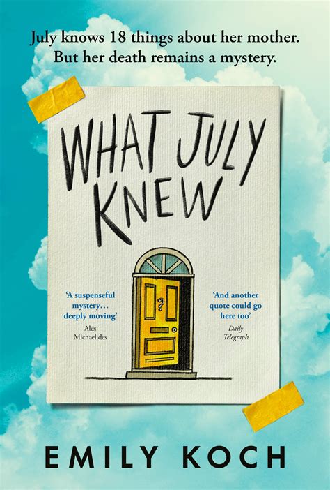 What July Knew By Emily Koch Penguin Books Australia