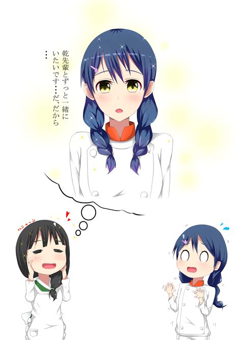 tadokoro megumi and inui hinako shokugeki no souma drawn by mokann