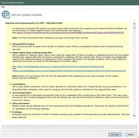 new macrium reflect updates [2] page 68 windows 10 forums