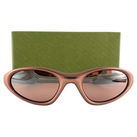 New Vintage Oakley Minute Copper Mirror Lens 1999 Sunglasses For Sale