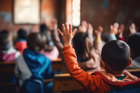 Premium Photo Education And Interaction In The Classroom