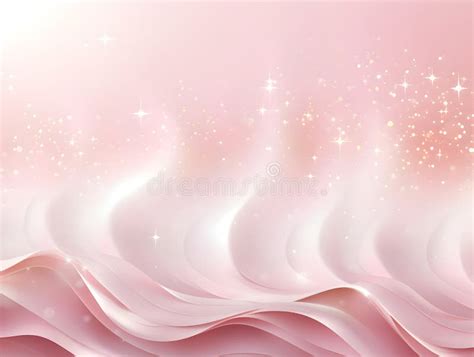 Illustration Of Abstract Pink Wave Background Stock Illustration