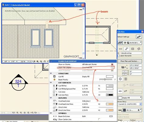 Beam Tool Outlines Settings Graphisoft Community