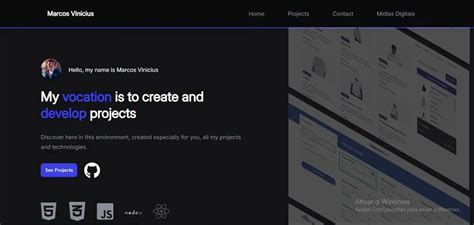 frontend desenvolvimentoweb react javascript html5 css3 bootstrap… marcos vinicius silva