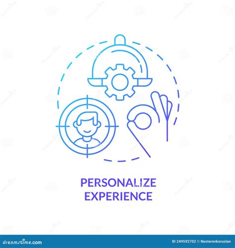 Personalize Experience Concept Icon Cartoon Vector 246803591