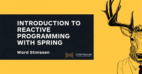 Introduction To Reactive Programming With Spring Continuum