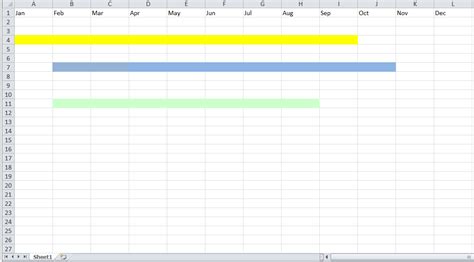 Excel Column Shading By Date Range Stack Overflow