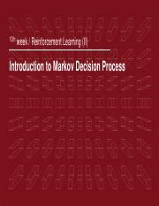 Introduction To Markov Decision Process In Reinforcement Course Hero