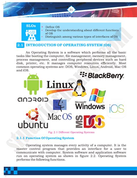 fundamentals of operating system unit 2 computer 9th text book