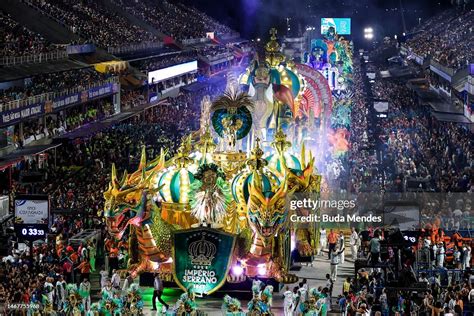 Members Of Imperio Serrano Perform During 2023 Carnival Parades At