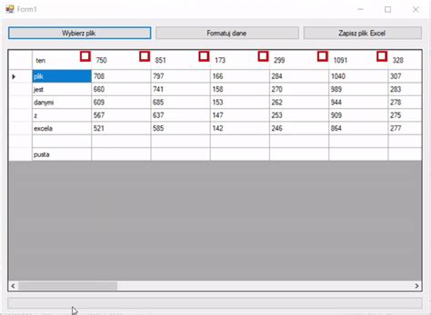 Import Danych Z Excela Do Datagridview Zapis Do Excela