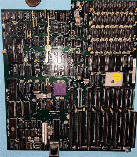 Ibm 286 6mhz Mainboard Wall Clock Yes And Yes R Vintagecomputing