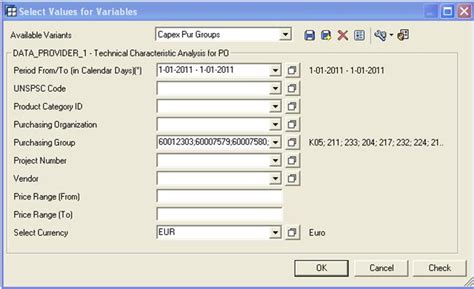 Default And User Variant Options On Bex Analyzer Sap Community