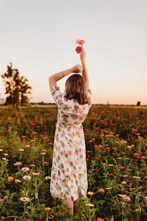 Senior Pictures In The Wildflower Field — Always Flourishing