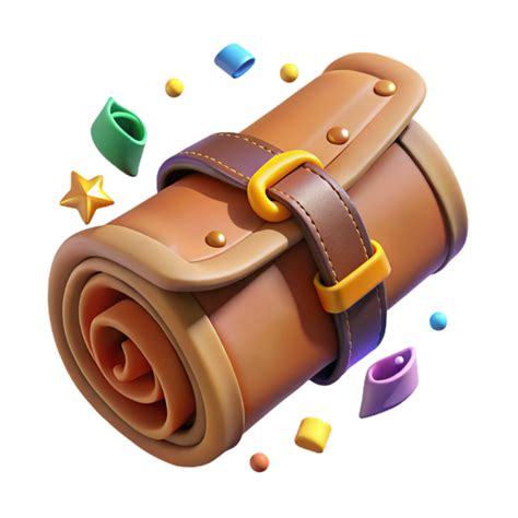 Vibrant Minimalist Ancient Scroll Case Leather Detail Cutout With Clasp