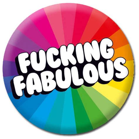 Fucking Fabulous Pin Dean Morris Cards Outer Layer