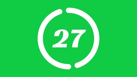 30 Seconds Timer Animation With Split Elapsed Blinking Circle Effect In