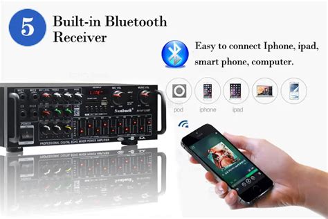 Group Purchase 4Mic Input Home Karaoke Audio Subwoofer Subwoofer 2 0 Channel Car Power Mixer