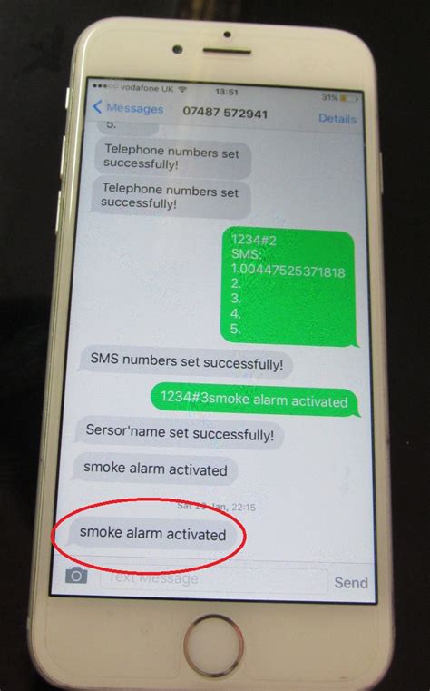 Sms Phone Fire Alarm Smoke Detector With Sim Card Callstexts Up To Numbers