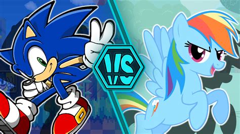 Sonic And Rainbow Dash Race
