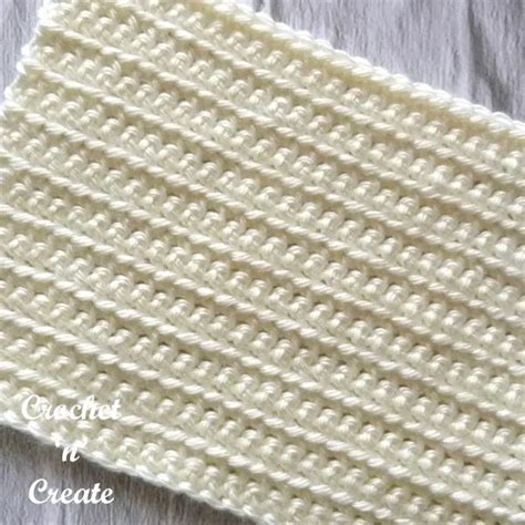 Front Loop Single Crochet Stitch Free Tutorial On Crochet N Create