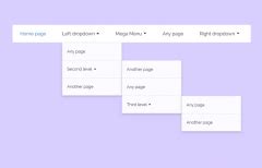 JQuery Responsive Multi Level Dropdown Menu Frontendscript