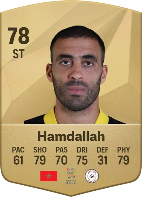 Abderrazak Hamdallah Ea Sports Fc™ 25 Player Ratings