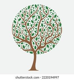 Tree With Roots Forming Design Images Stock Photos Vectors Shutterstock