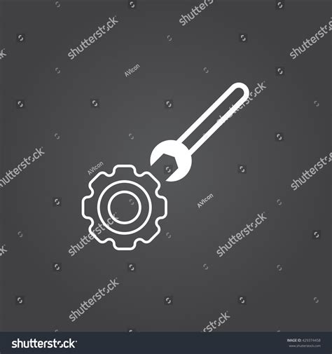 Technical Support Line Icon Settings Outline Stock Vector Royalty Free 429374458 Shutterstock