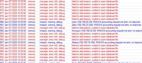 User Manager Database Issue Failed To Add Session Unable To Open The Database File General